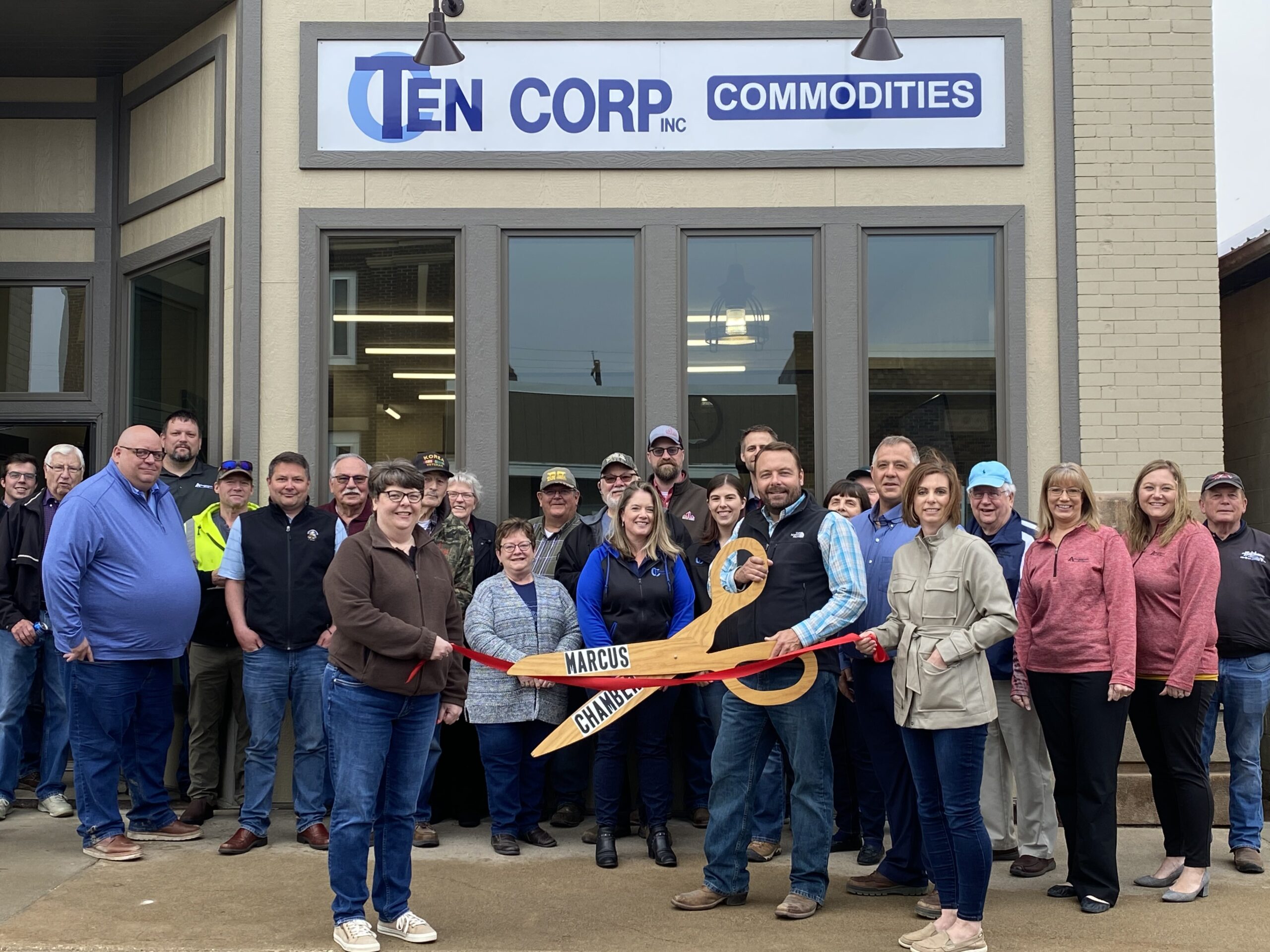 Ten Corp Commodities Ribbon Cutting
