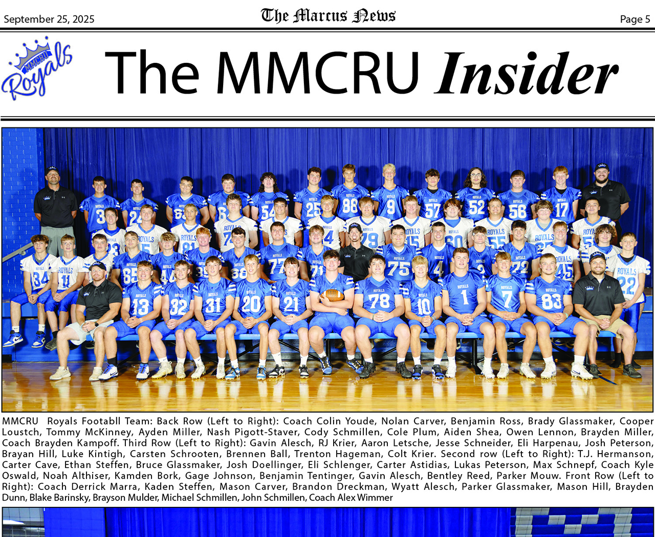 The MMCRU Insider